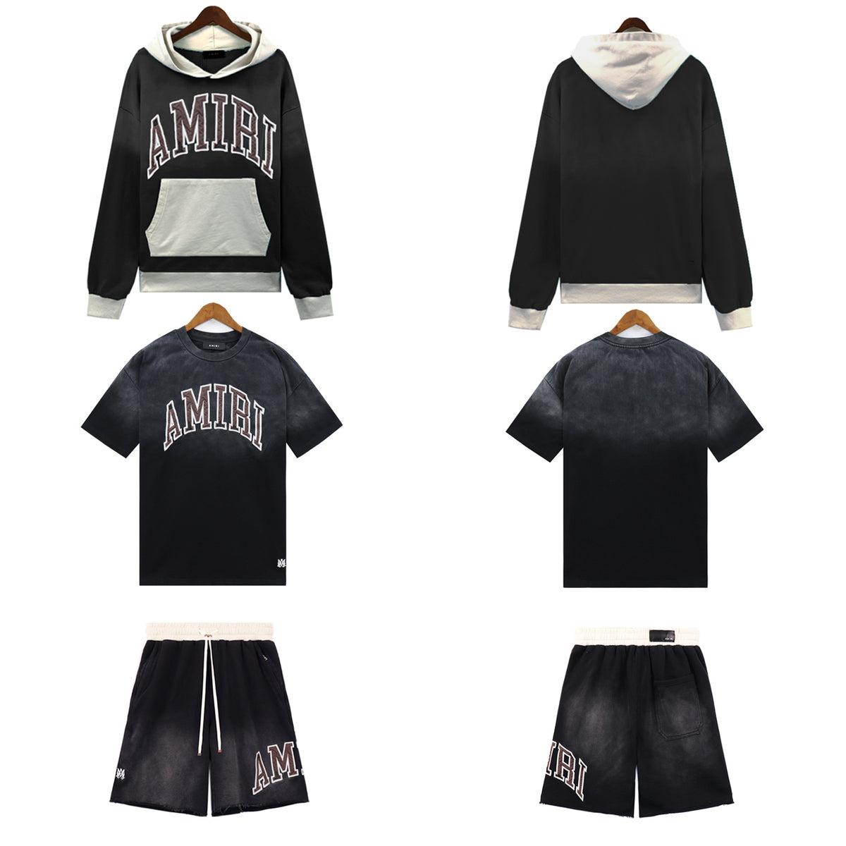 AMR Set Oversized Hoodie + T-shirt + Shorts AT9273 – End One